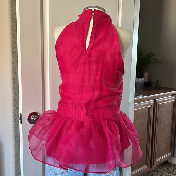 New York & Company | Tops | Gorgeous Pink Halter Top With Giant Bow ...